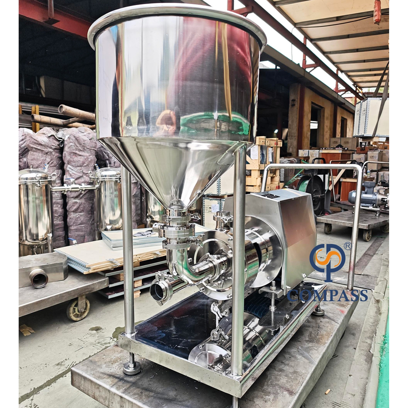 5.5KW High Shear Single Stage Pipeline Dispersing Emulsifier with 45L ...