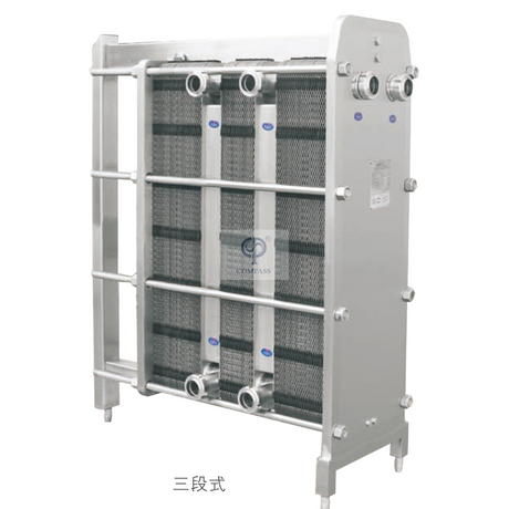Stainless Steel Multistage Two Stages Plate Heat Exchanger For Milk ...