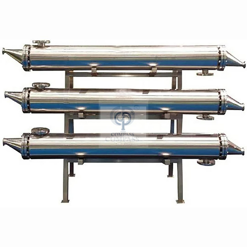 Sanitary Stainless Steel SS316L Single Tube Pass Single Shell Pass ...