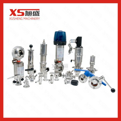 Stainless Steel Ss304 Pneumatic Actuator Triclamp Butterfly Valve (Air ...