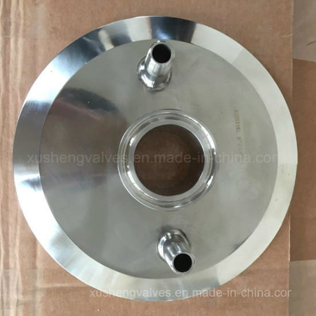 Ss304 6" Tri Clamp Lid with Male Pipe and Ferrules