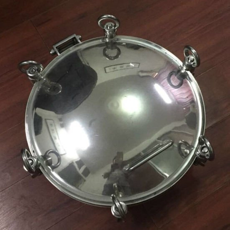 Stainless Steel Ss304 Sanitary Round Pressure Scuttle
