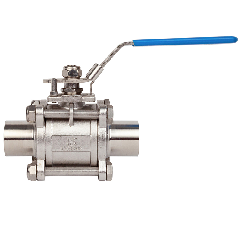 Stainless Steel Sanitary Hygienic Threaded 3-piece Ball Valves - Buy ...