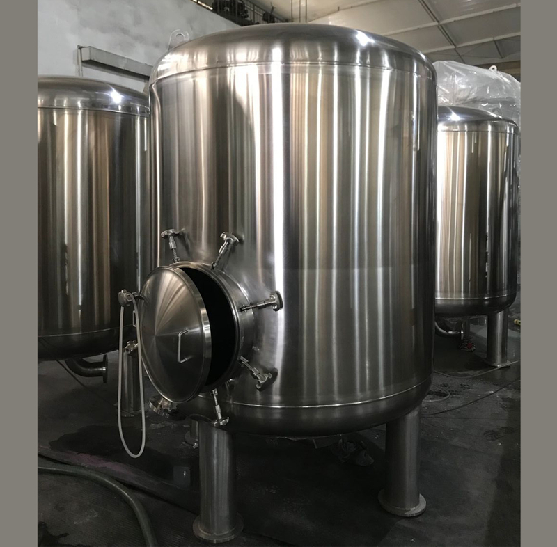 SS316L High Shear Mixer Tank Stainless Steel Mixing Tank With Agitator ...