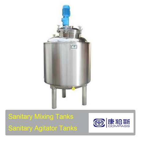 Stainless Steel SS316 Food Grade Jacket Mixing Tank with Top Agitator ...